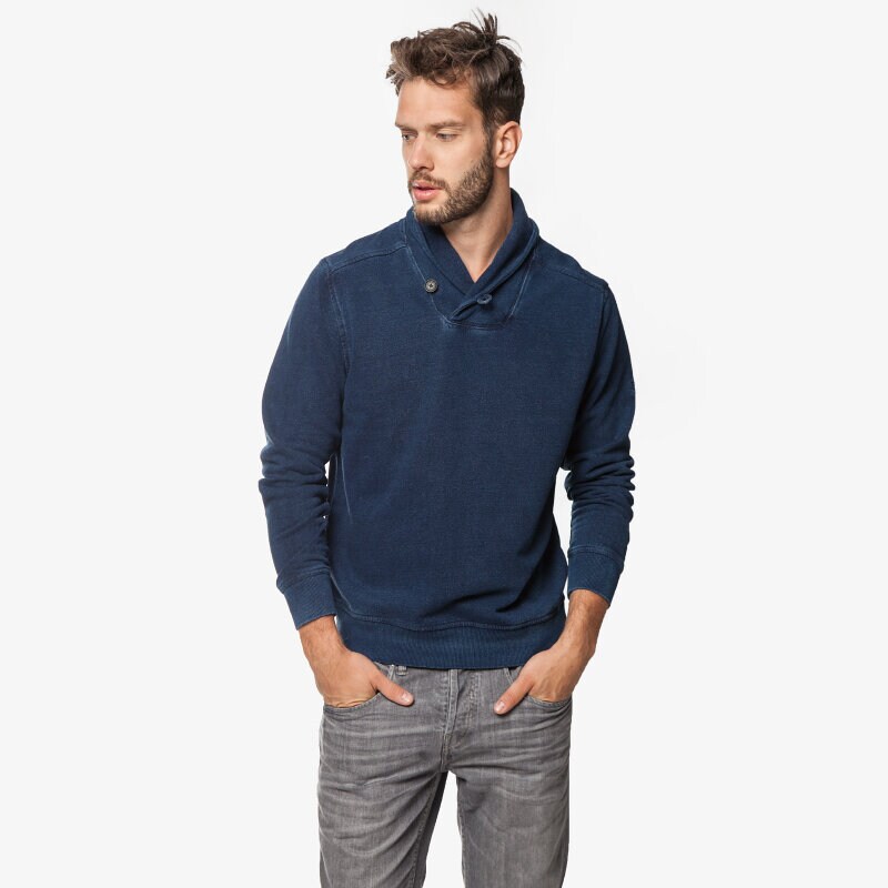 TIMBERLAND PULLOVER HALLS STREAM SHAWL COLLAR Blau 7922J532 | Sizeer.de
