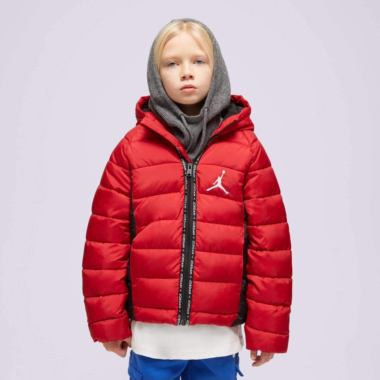 JORDAN JACKE WINTER FAUX DOWN JACKET BOY Dunkelrot 95B667-R78 | Sizeer.de