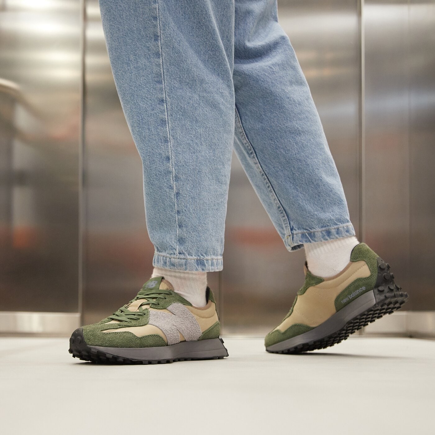 NEW BALANCE 327 Khaki MS327WG | Sizeer.de