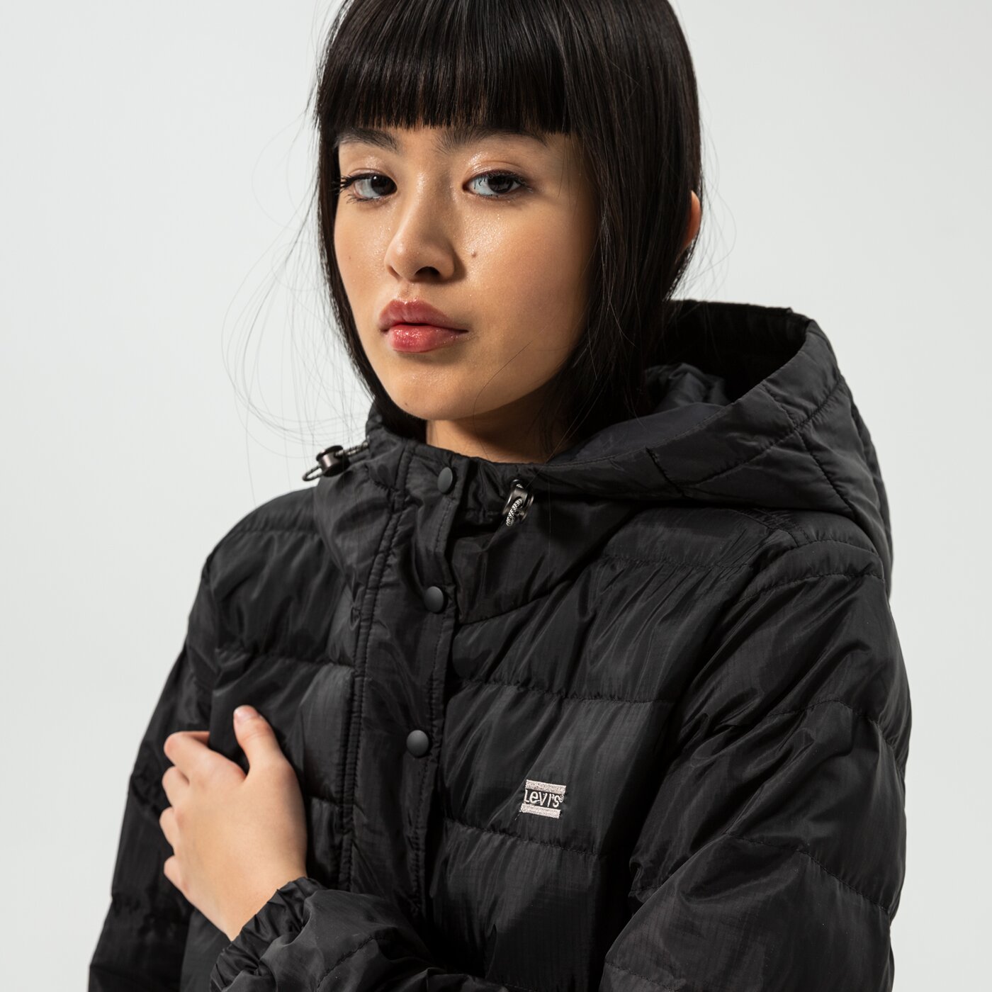 LEVI'S JACKE EDIE PACKABLE JACKET A0675-0000 | SCHWARZ | 59,99 ...