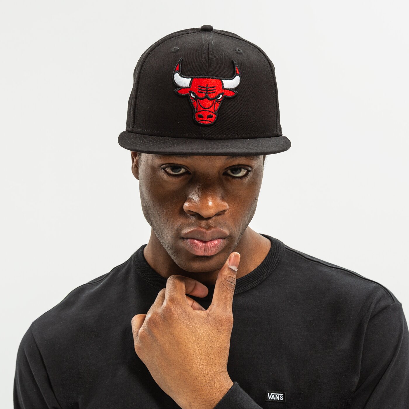 NEW ERA NBA CHICAGO BULLS 9FIFTY SNAPBACK CAP CHICAGO BULLS SCHWARZ ...