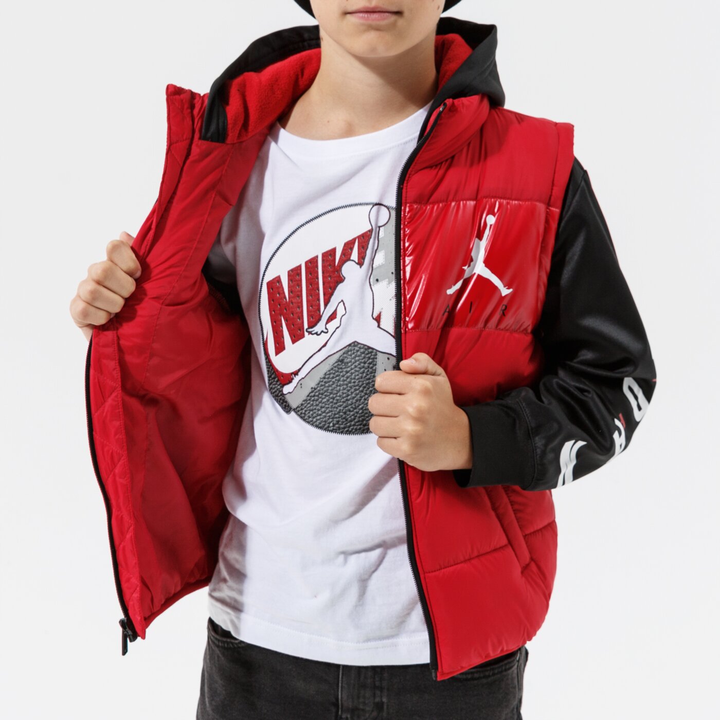 JORDAN JACKE JORDAN 2 FER JACKET BOY Rot 95A625-R78 | Sizeer.de