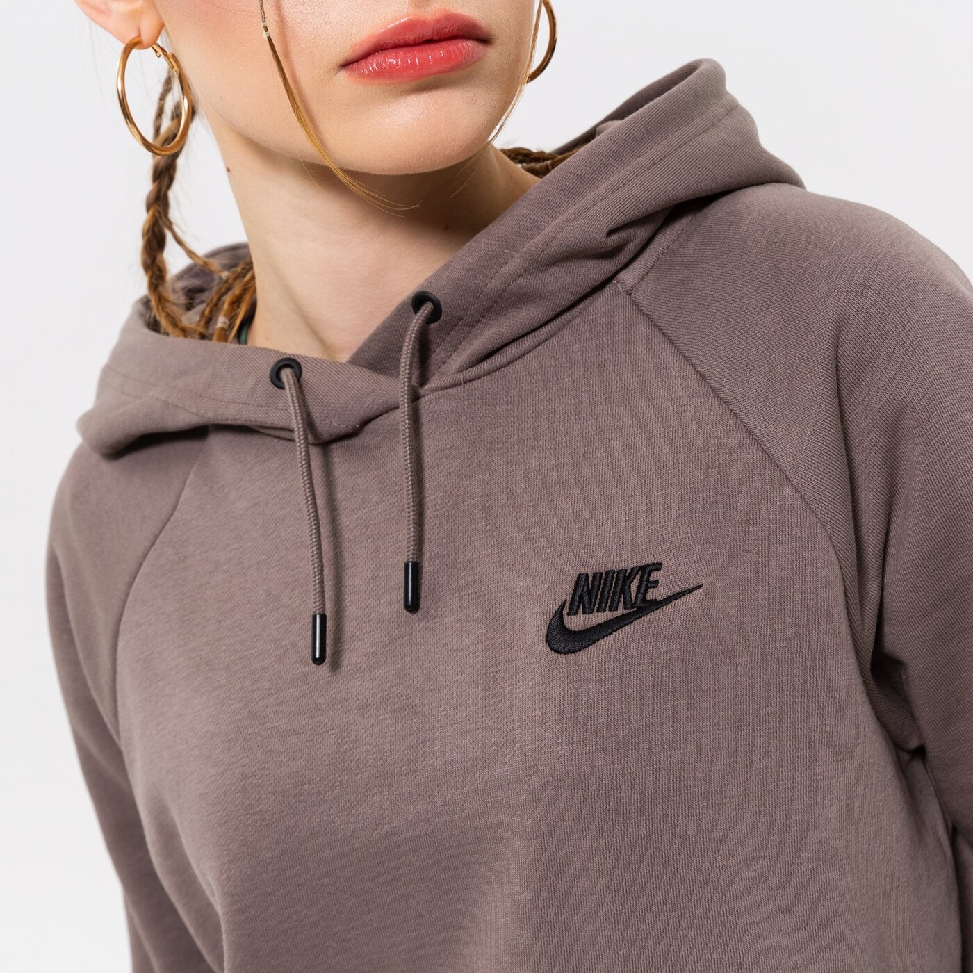 Nike Hoodie W Nsw Essntl Flc Po Hoodie Dx2316 040 Grau 39 99 Eur
