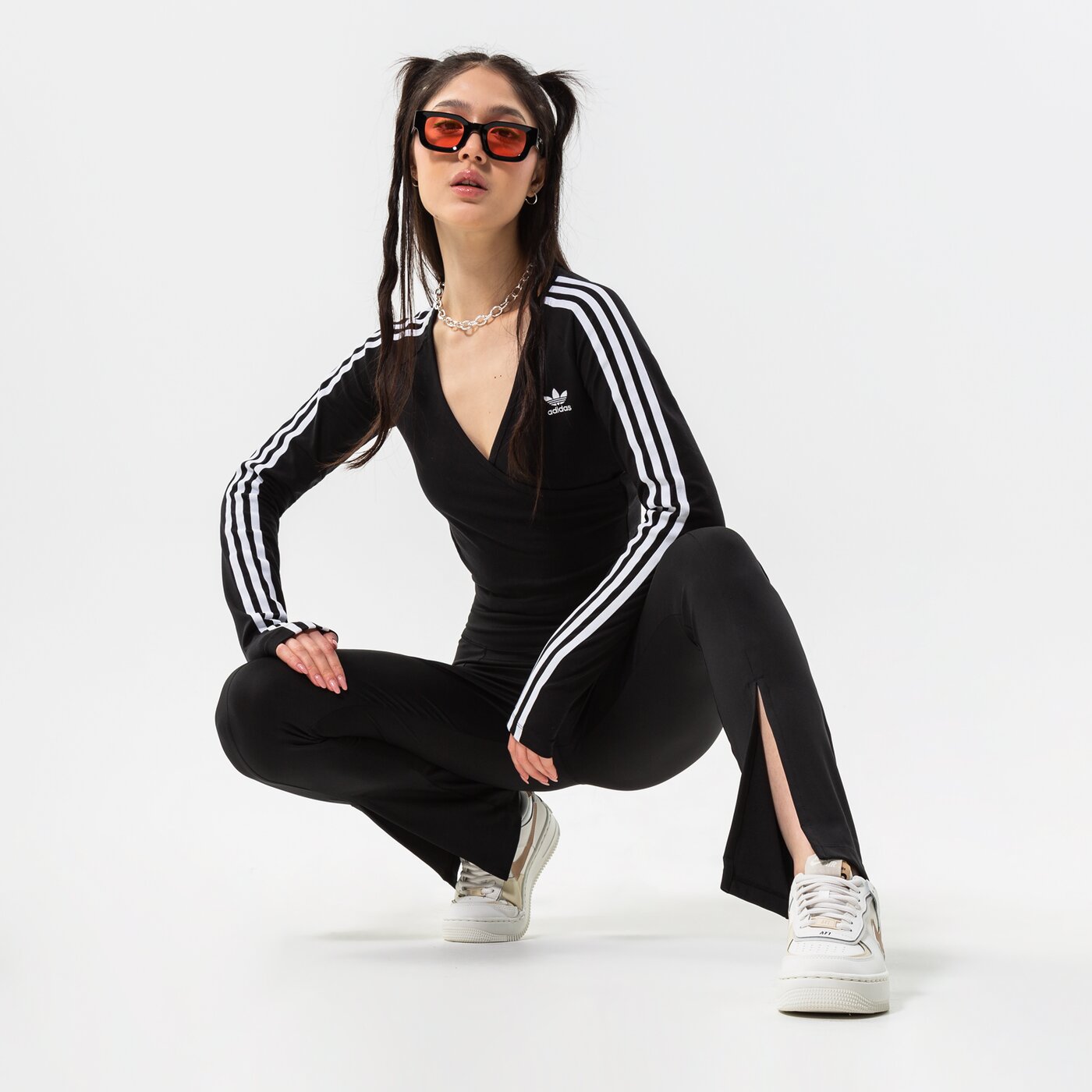 ADIDAS HOSE OPEN HEM TIGHTS HC1972 | SCHWARZ | 29,99 € | Hosen | Sizeer.de