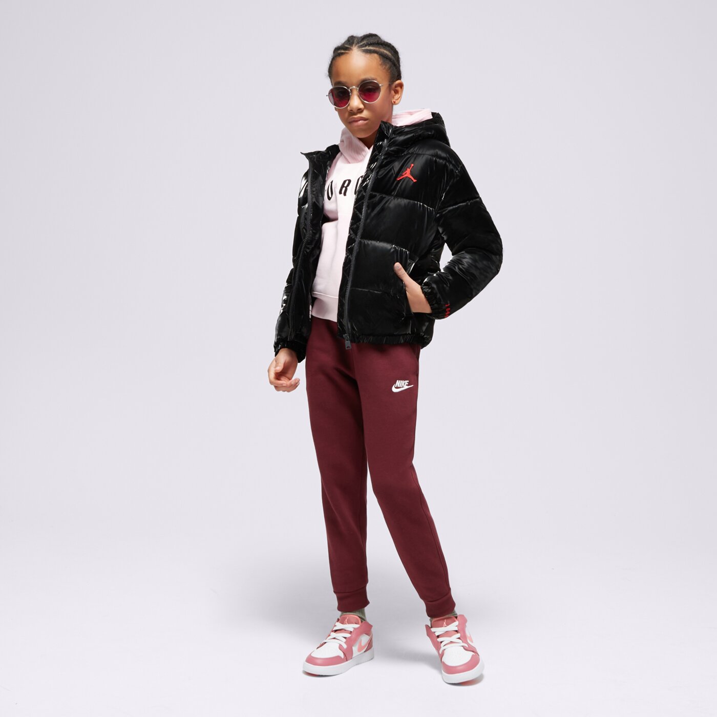JORDAN JACKE WINTER JDG BOXY FIT GIRL SCHWARZ 45C483-023 | Sizeer.de