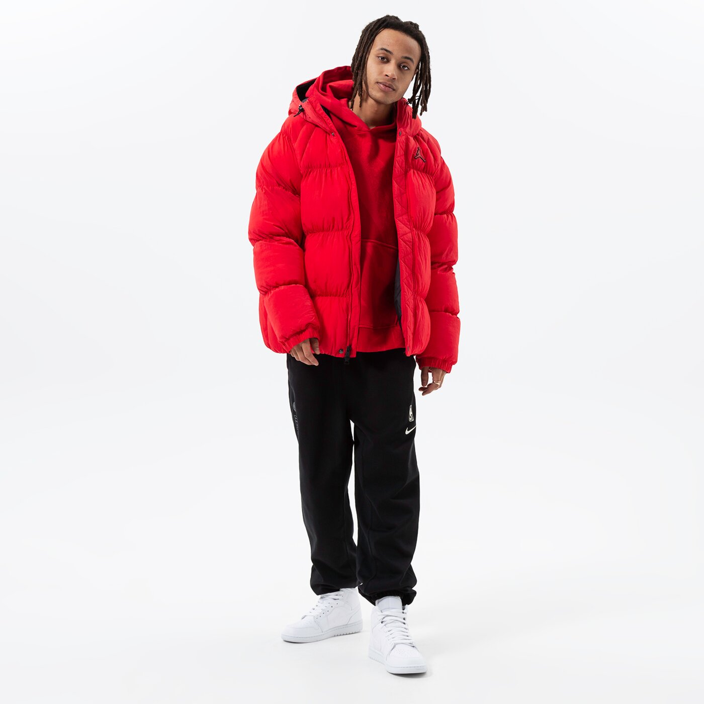 JORDAN JACKE WINTER M J ESS PUFFER JACKET DQ7348-612 | Dunkelrot | 119 ...