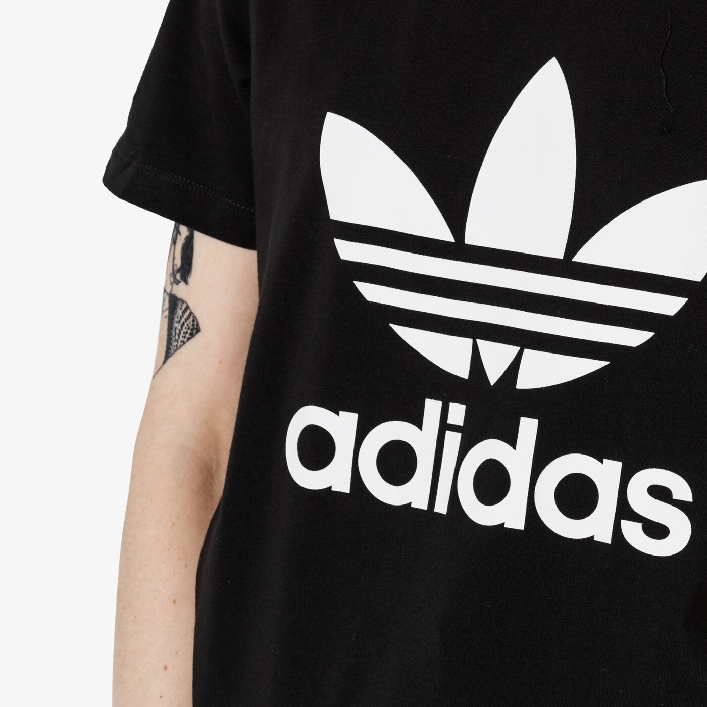 ADIDAS T-SHIRT SS TREFOIL TEE ADICOLOR CV9888 | SCHWARZ | 19,19 EUR | T ...
